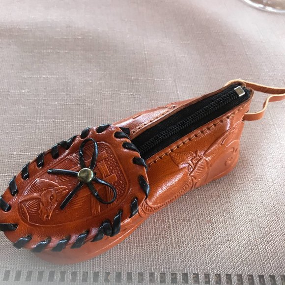 coin purse | Accessories | Hand Tooled Shoe Coin Purse | Poshmark